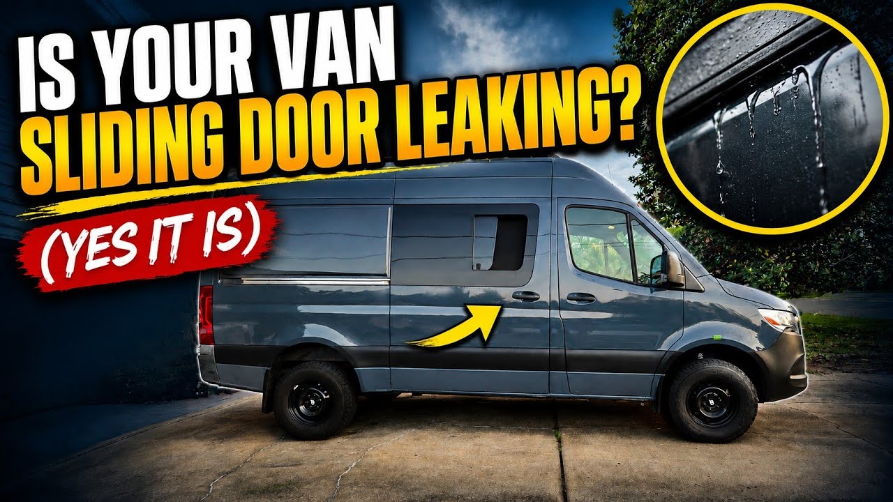 Van Sliding Door Leak FIX! - YouTube