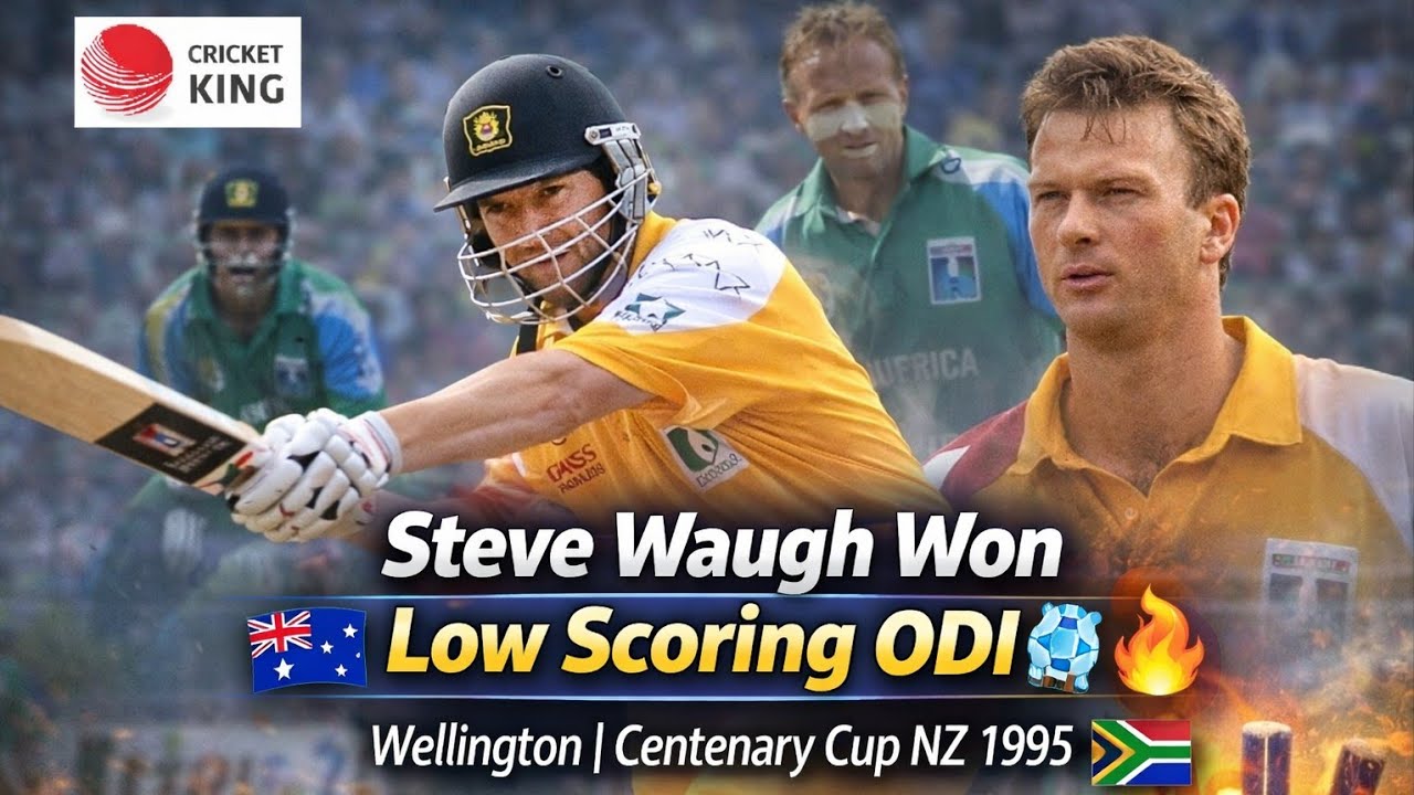 Steve Waugh Won Low Scoring ODI 🥶🔥 at Wellington v South Africa ...