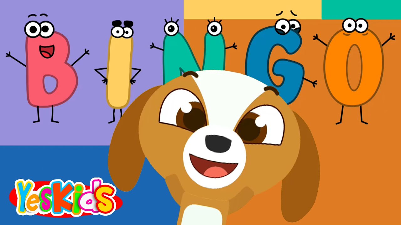 BINGO The Dog - The dog song for kids - Simple Kids Songs & Nursery ...