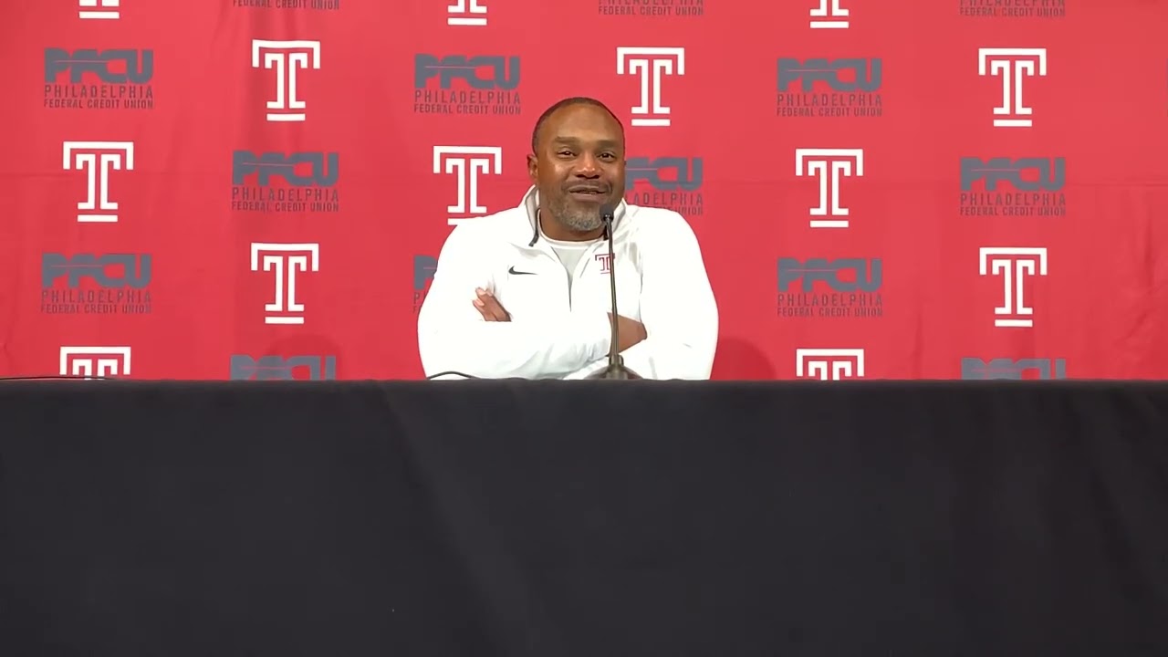 Coach Stan Drayton - Temple/Tulsa postgame press conference - YouTube