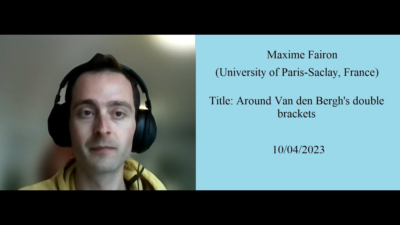 14. 10/04/2023 Maxime Fairon (University of Paris-Saclay, France) - YouTube