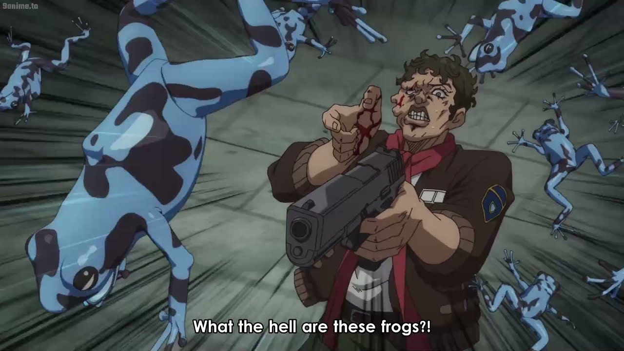 Weather Report Summons Frog Rain || JoJo's Bizarre Adventure Stone ...