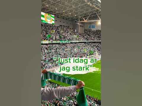 ”JUST IDAG ÄR JAG STARK” Hammarby vs Elfsborg - Fans Singing - YouTube