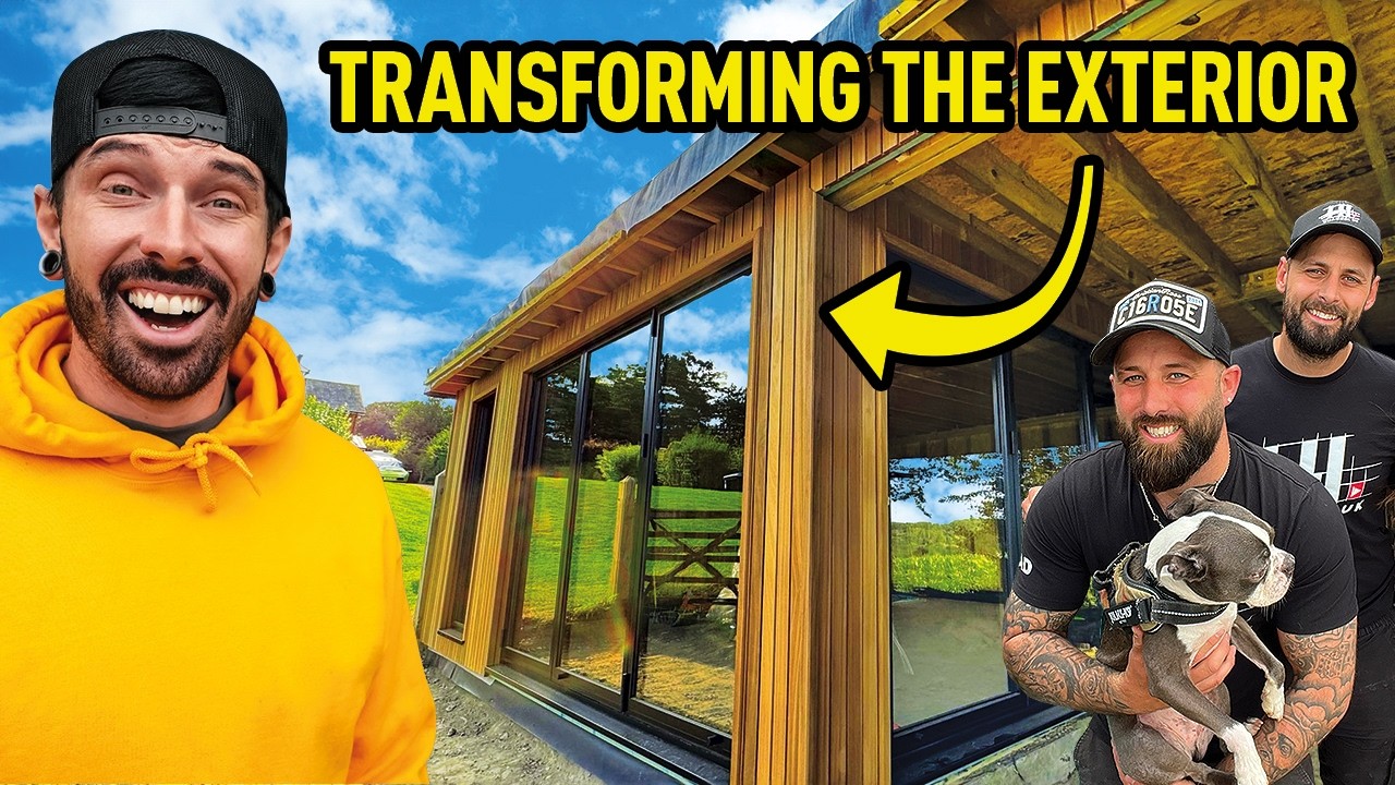 TRANSFORMING MAT ARMSTRONG'S DREAM GARDEN ROOM WITH DOORS & CLADDING ...