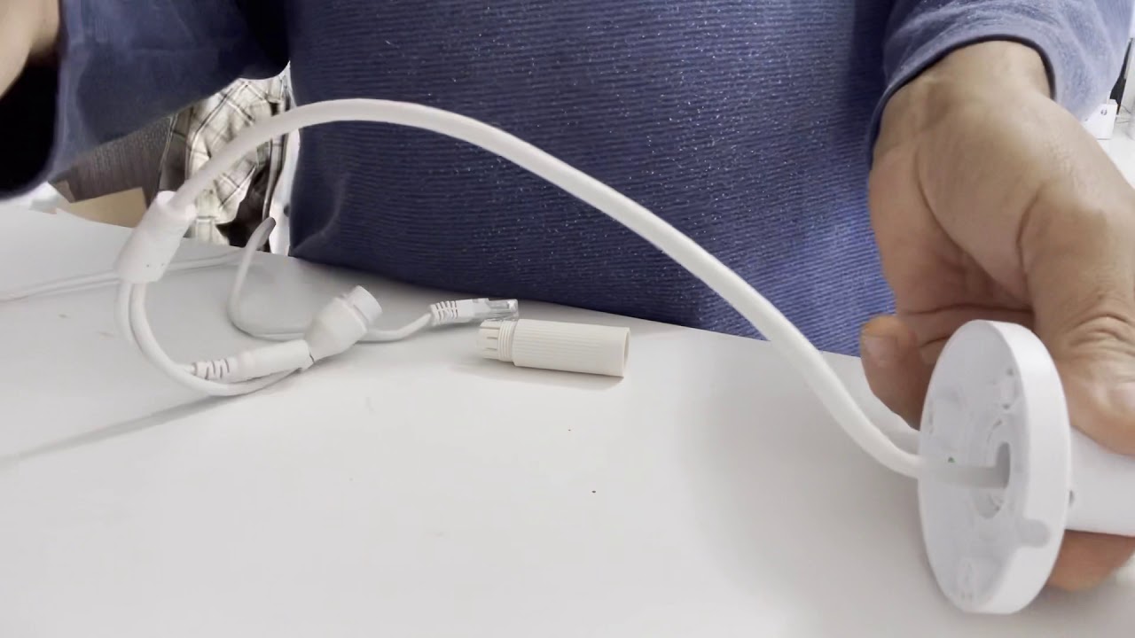 How to connect and seal the cat 5 cable to the camera on a Swann 8580 ...