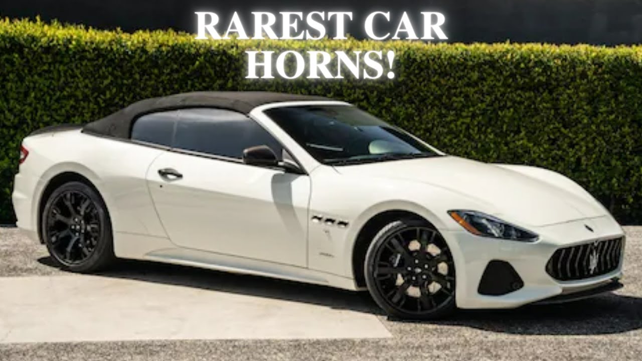 Rarest Car Horn Compilation #1 - YouTube