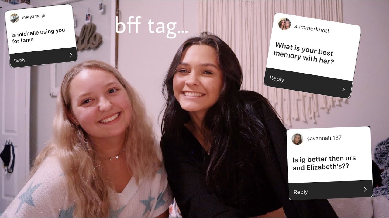 best friend tag | going into the new year with her - YouTube