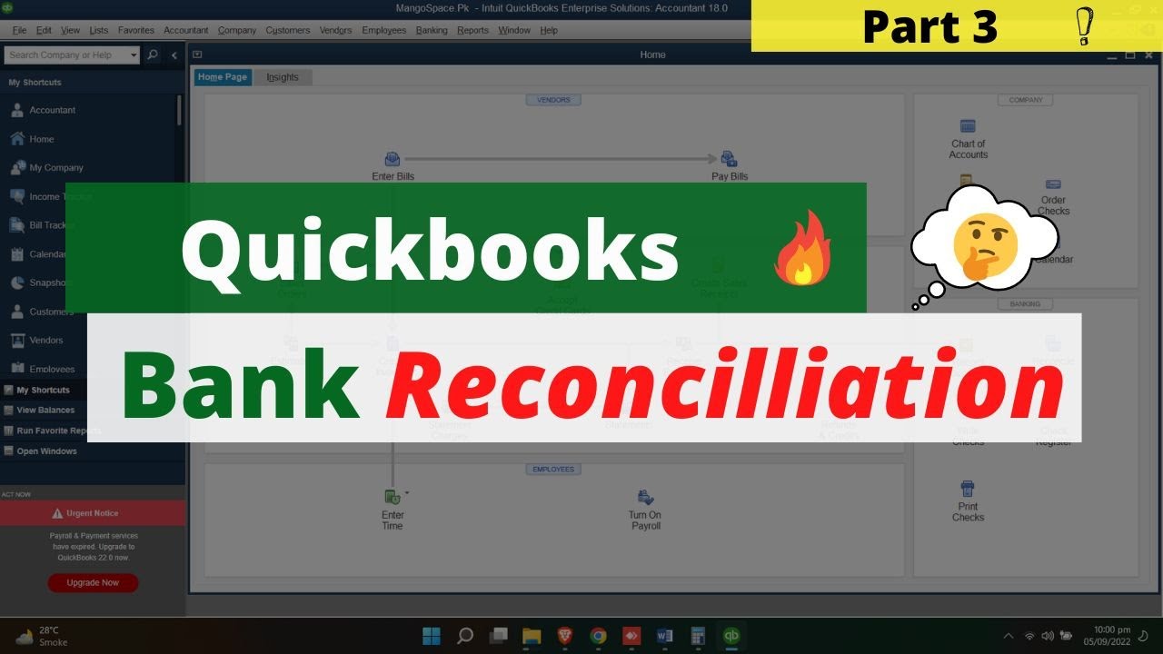 How To Do Bank Reconciliation In Quickbooks Part 3 YouTube how-to-do-bank-reconciliation-in-quickbooks-part-3-youtube