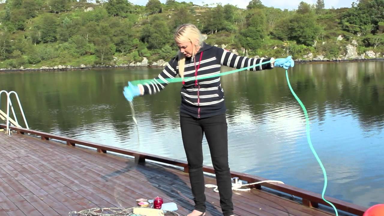 Hvordan gjøre klar en fisketeine? - YouTube