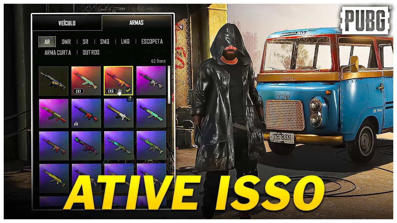 NOVA FUNÇÃO! COMO PERSONALIZAR SEU INVENTARIO NO PUBG PC e CONSOLE ...