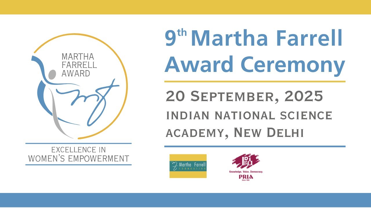 9th Annual Martha Farrell Award Ceremony | 2025 - YouTube
