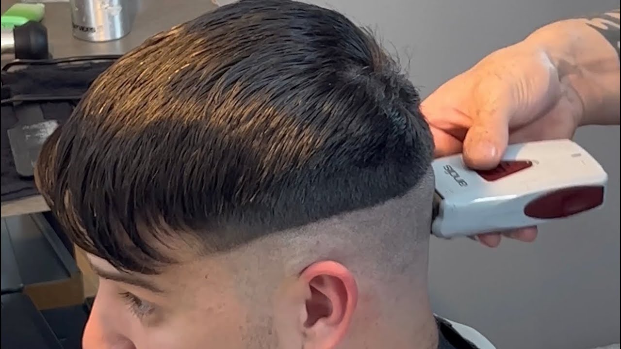 Skin Fade Black Hair (speed x2) - YouTube