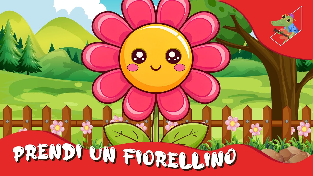 PRENDI UN FIORELLINO - Canzone per bambini (Karaoke con testo) - YouTube