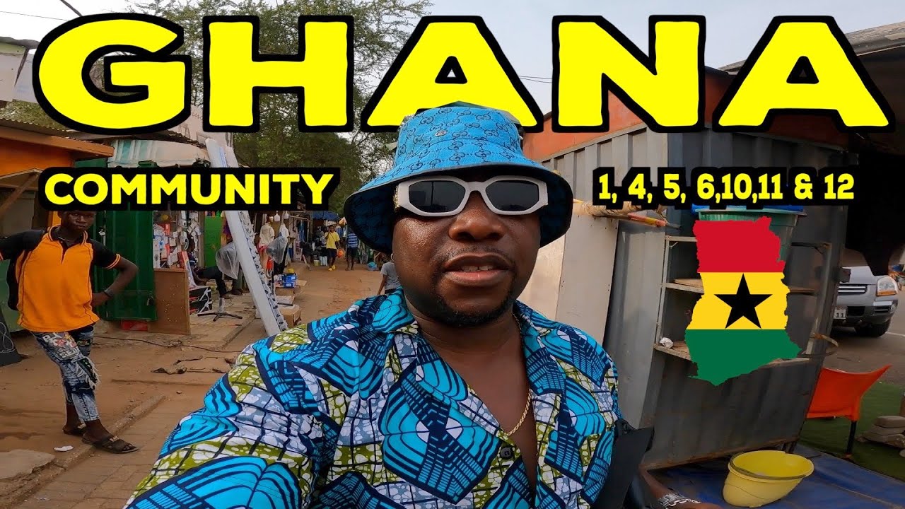 GHANA VLOG 2025 - Driving around most popular communities in Tema,Accra ...