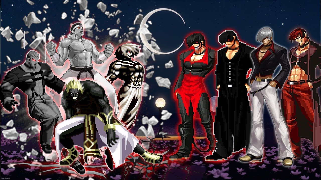 [Mugen KOF] Stone Yashiro, Orochi, Mukai, Daimon Team Vs Super Bosses ...