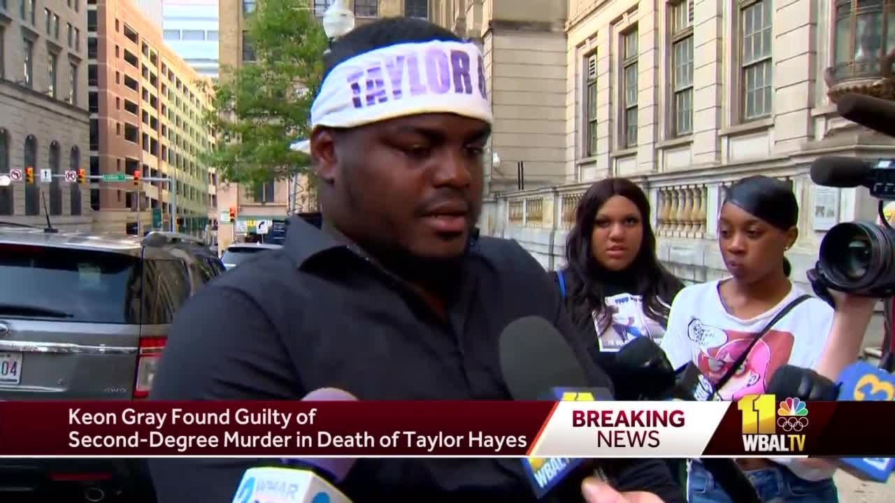 Taylor's family reacts to conviction of Keon Gray - YouTube