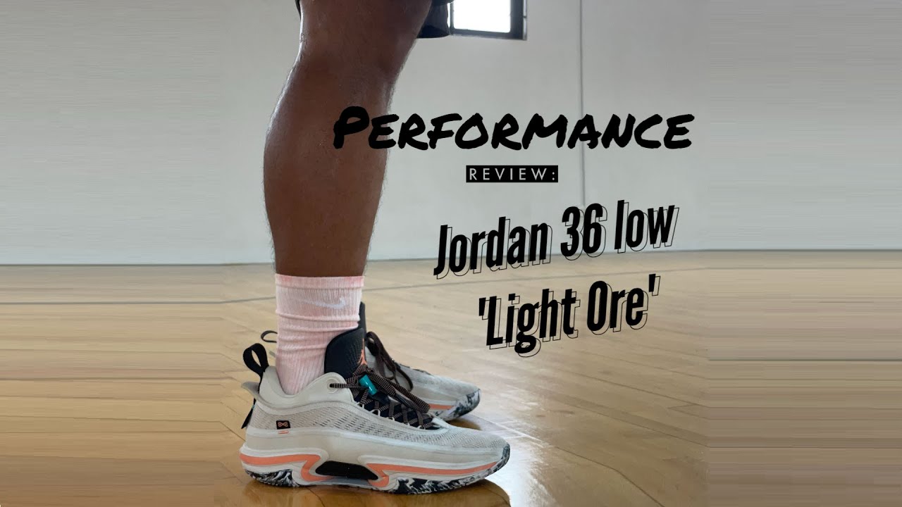 Mabilisang Performance Review: Jordan 36 low ‘Light Ore’ - YouTube