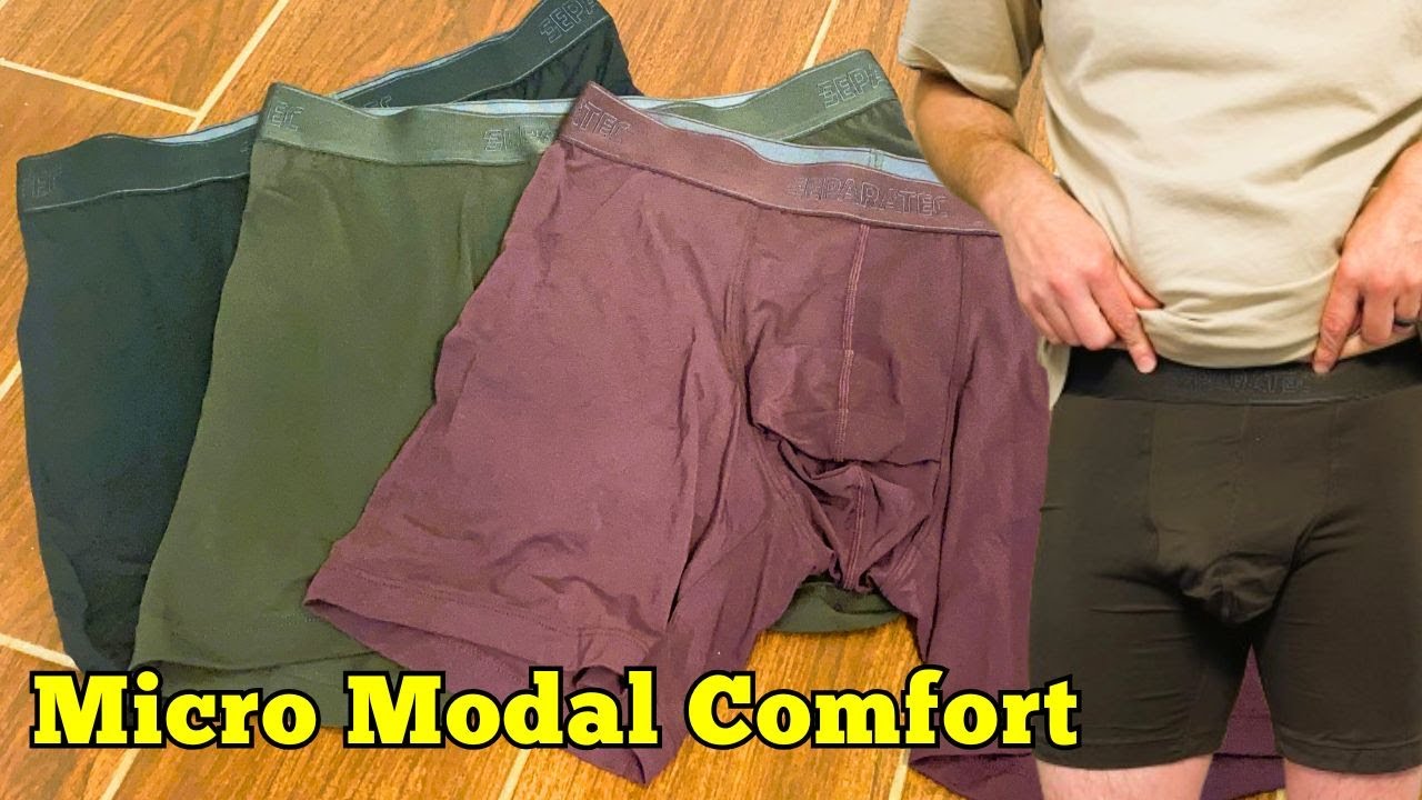 Men’s Dual Pouch Boxer Briefs Review – Separatec in Action - YouTube