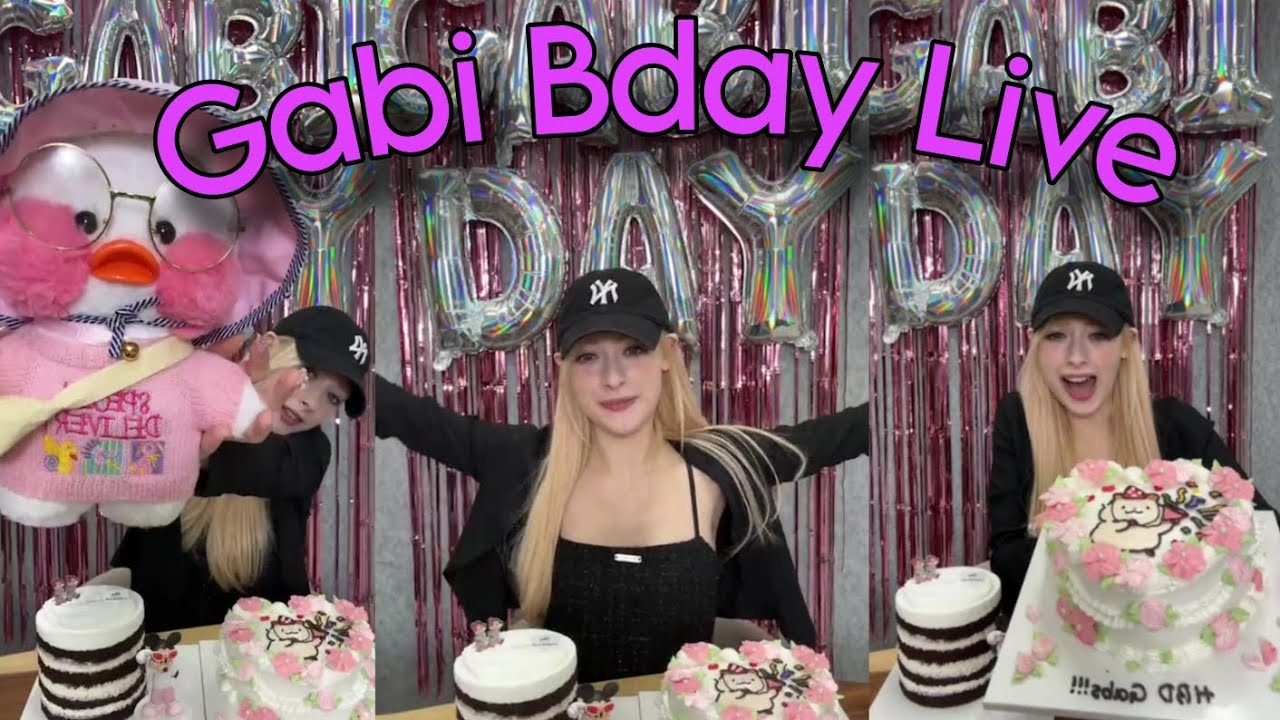 Gabi birthday live [07112025] - YouTube