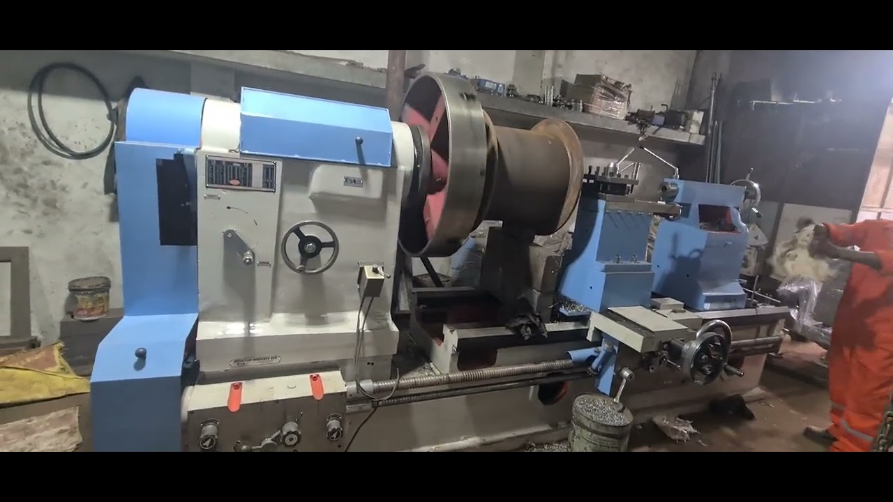 Extra Heavy Duty Lathe Machine Center Hight 30" Inch - YouTube