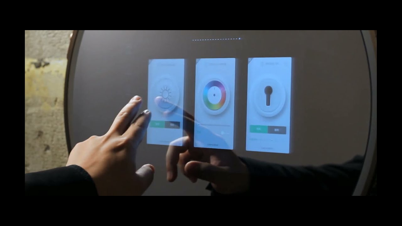 TUYA smart mirror with Android system - YouTube