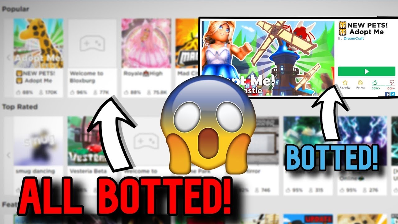 The TRUTH about ALL ROBLOX GAMES! | BOTS Are TAKING OVER! - YouTube