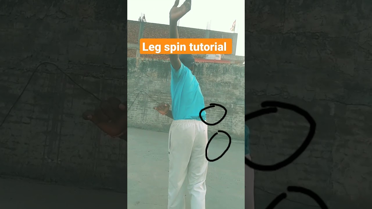 leg spin tutorial :- leather ball #shorts - YouTube