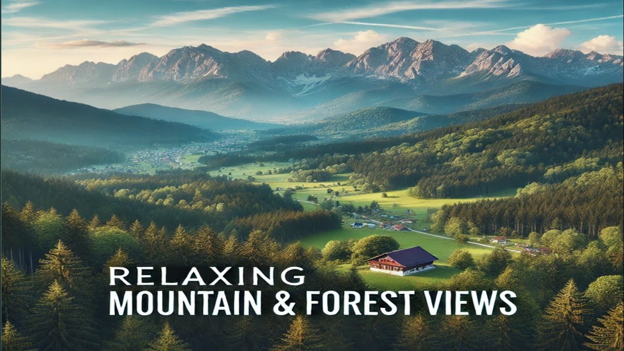 Most Relaxing Mountain And Forest View | Mountain & Forest Village ...
