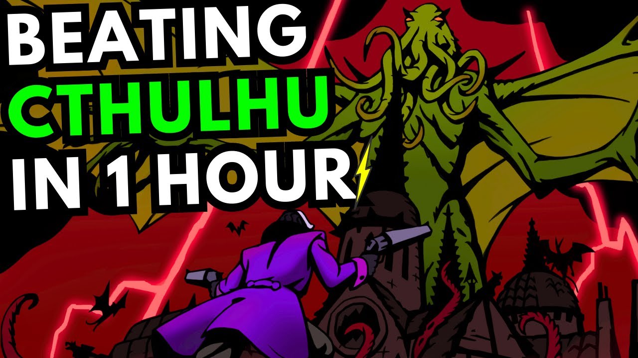 Beating Cthulhu in 1 HOUR in Final Run: Madshot - YouTube
