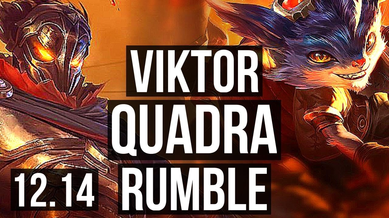 VIKTOR vs RUMBLE (MID) | Quadra, 1.3M mastery, 600+ games, Legendary ...