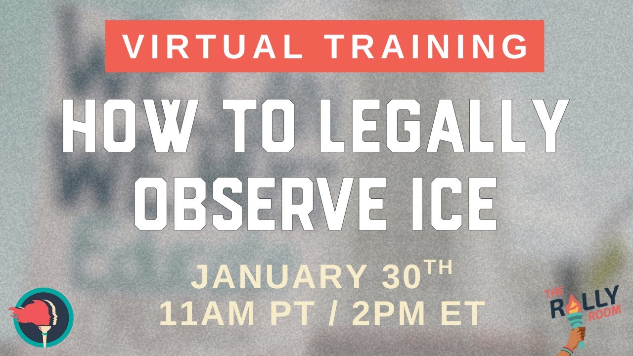 STOP ICE: Legal Observer Training - YouTube