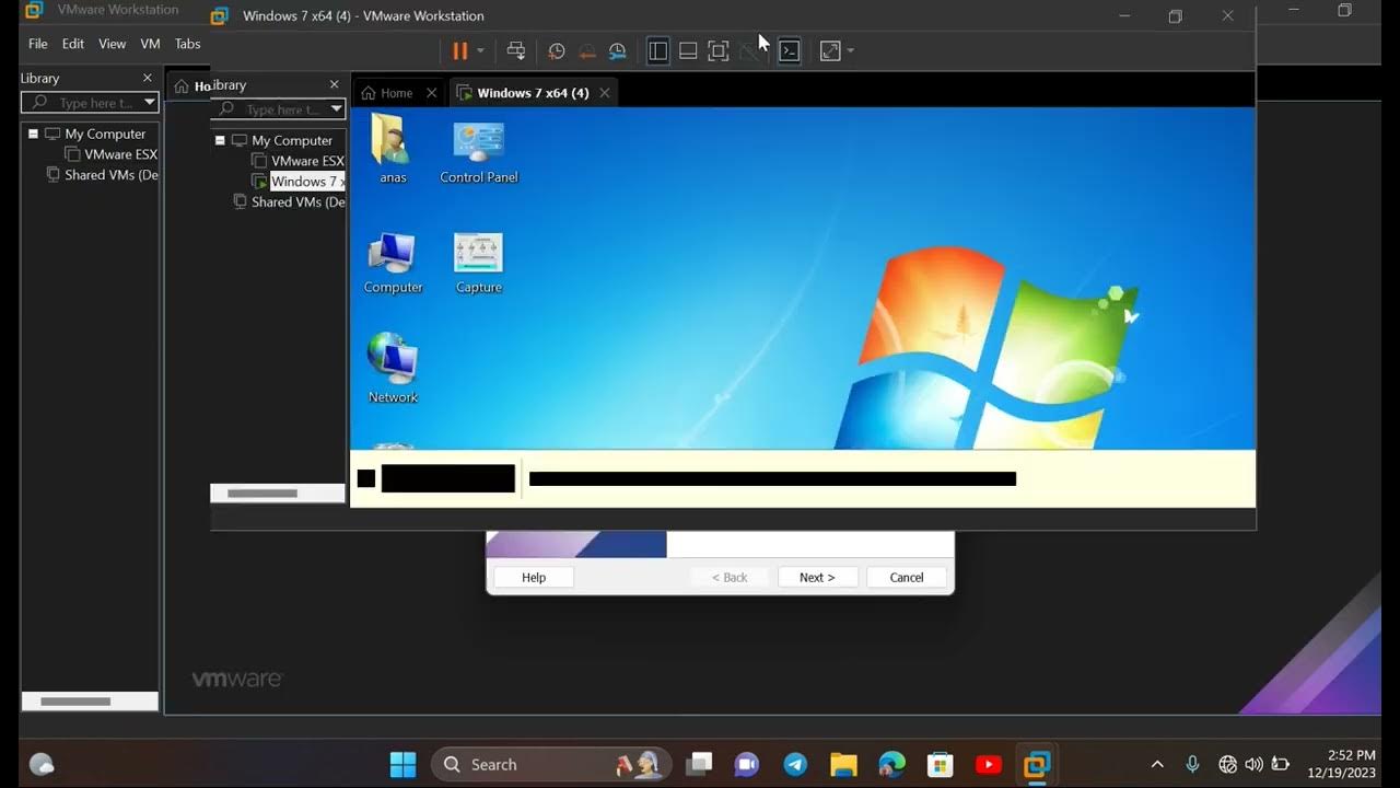 How to make windows 7 in vmware workstation - YouTube