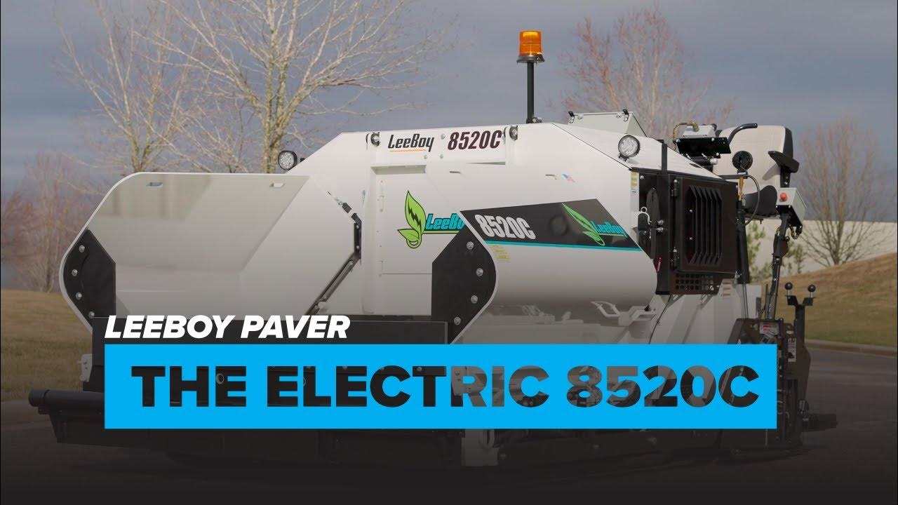 LeeBoy ePaver 8520C Paver | LeeBoy Product Walkaround - YouTube