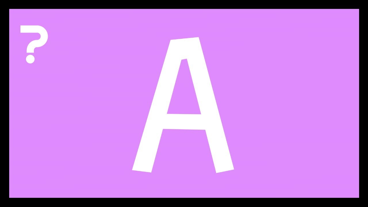 Artistic Alphabet But With The Butlermations Crazy Font - YouTube