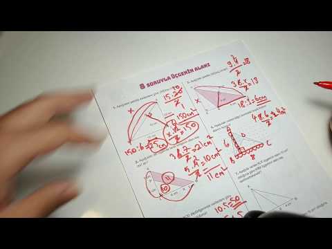 6.SINIF ÜÇGENİN ALANI