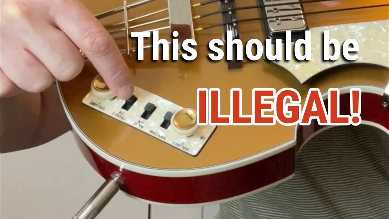 Hofner’s crazy violin bass guitar control panel explained. - YouTube