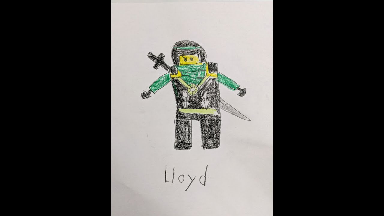 How to draw Lloyd from Ninjago! - YouTube