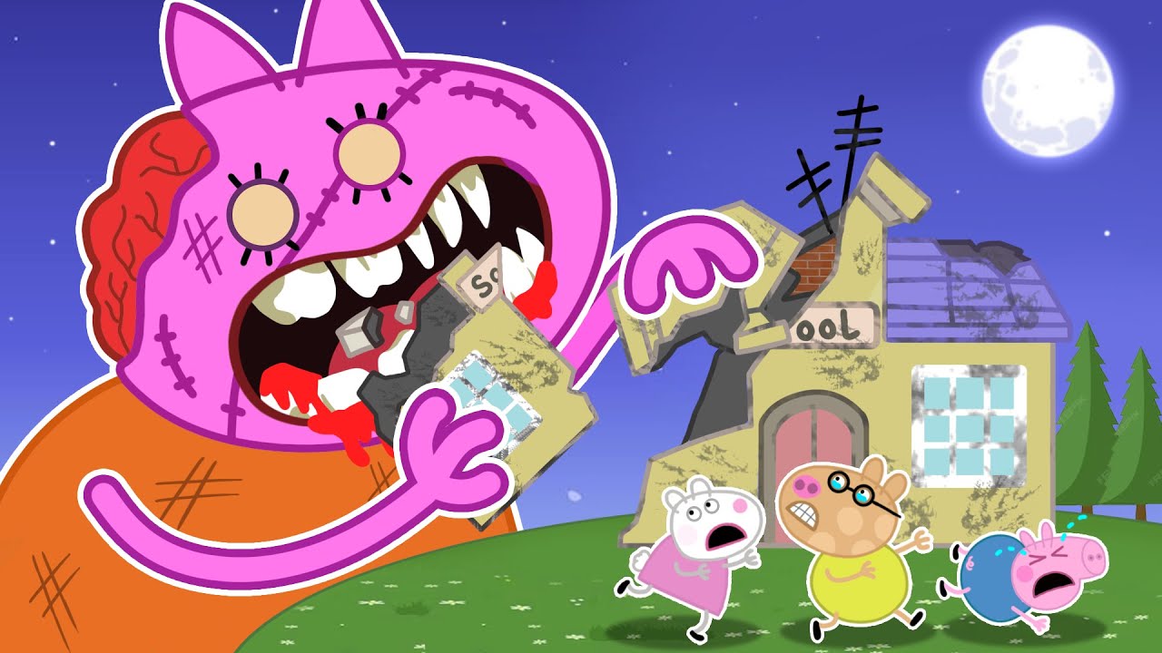 PEPPPA PIG ZOMBIE ATACK AT HOSPITAL - PEPPA PIG FUNNY CARTOON - YouTube