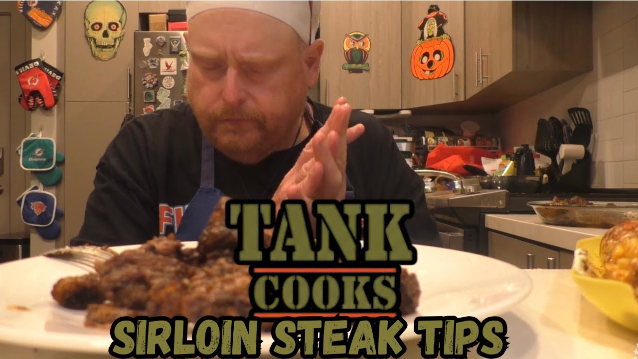 Tank Cooks Beef Sirloin Bites with Garlic Butter Potatoes - YouTube