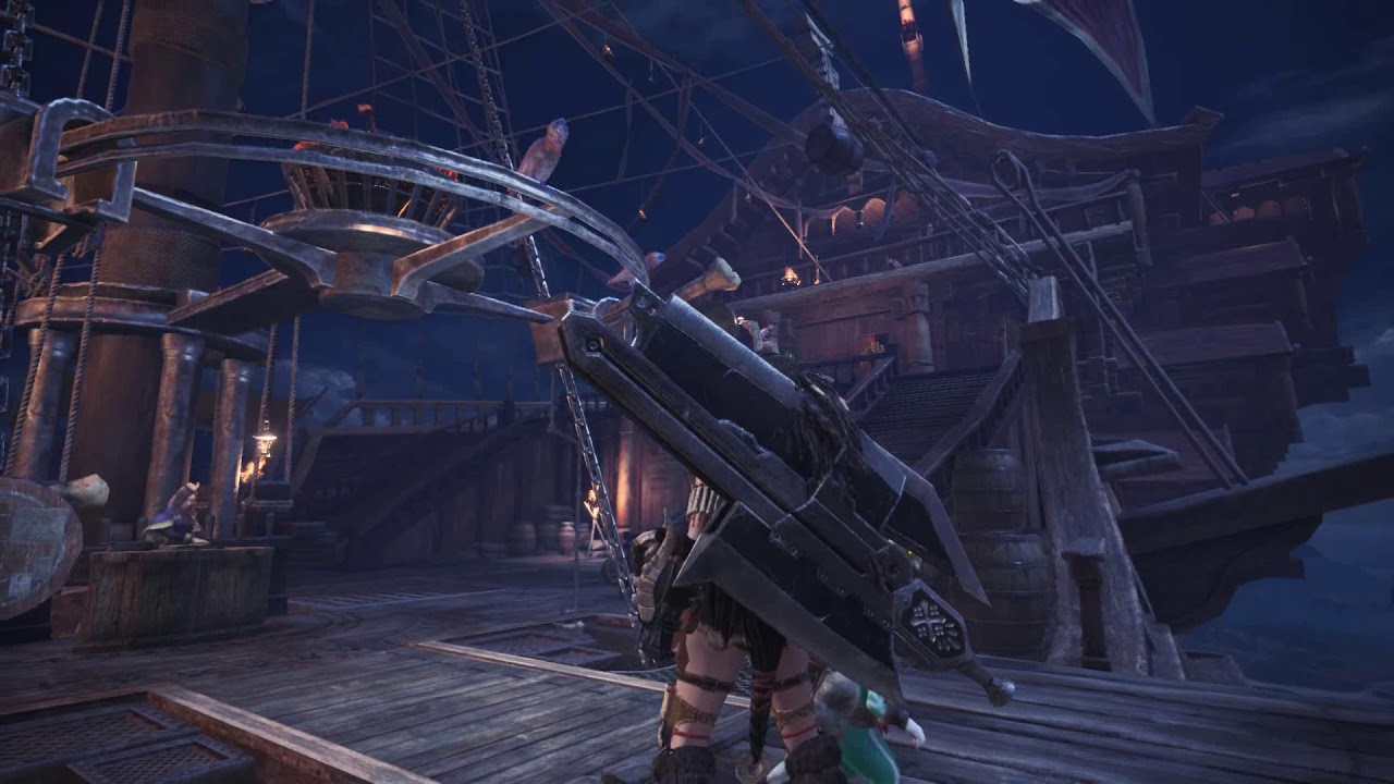 Monster Hunter World Gathering Hub Cutscene w/Friends in - YouTube