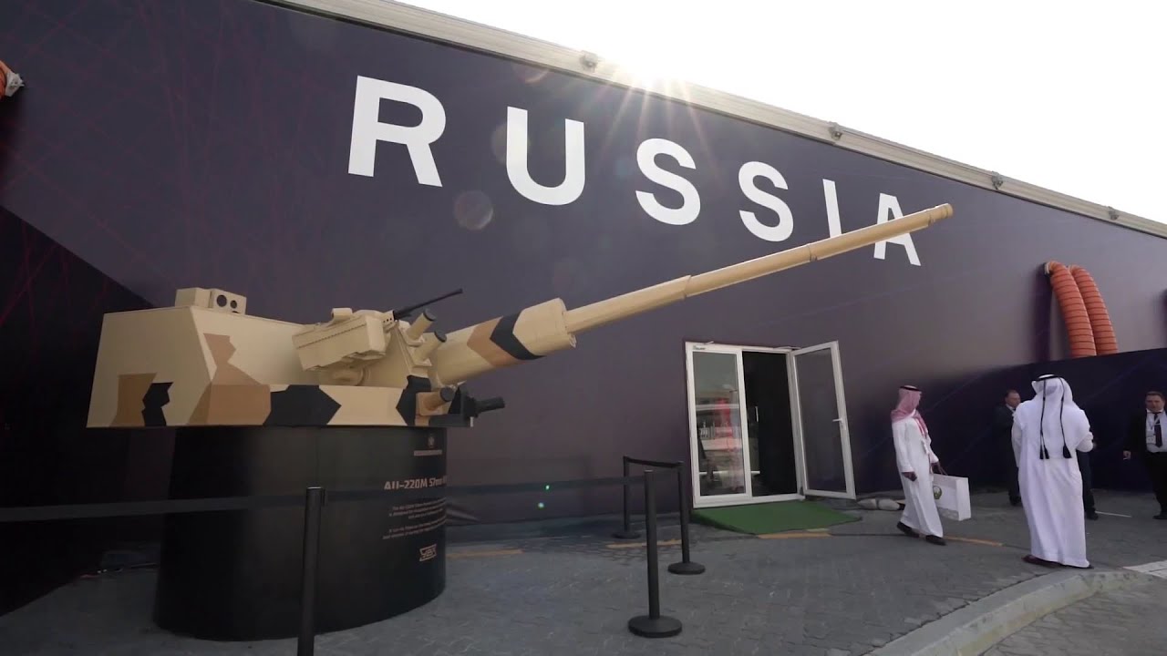 Russia's presence at the UAE defense expo is hardly hidden - YouTube
