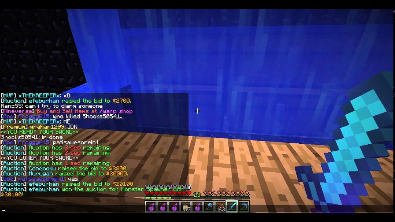 Minecraft OP Factions Episode 14 Underground base - YouTube