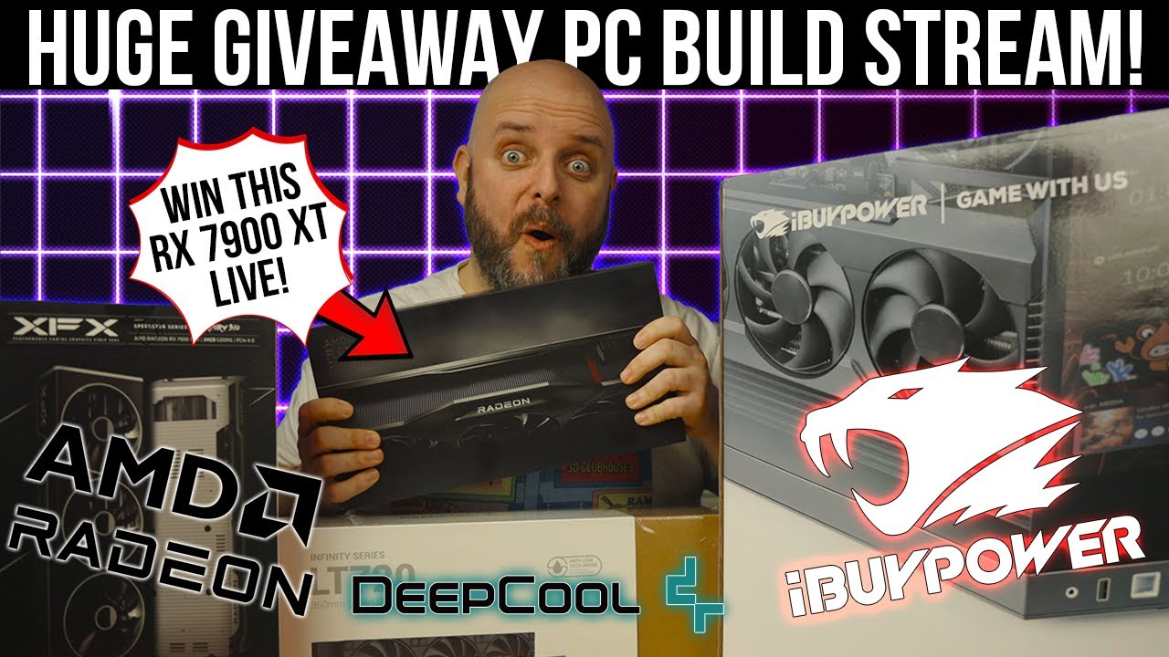 iBUYPOWER AMD Advantage Giveaway Live PC Build! Plus Win an RX 7900 XT ...