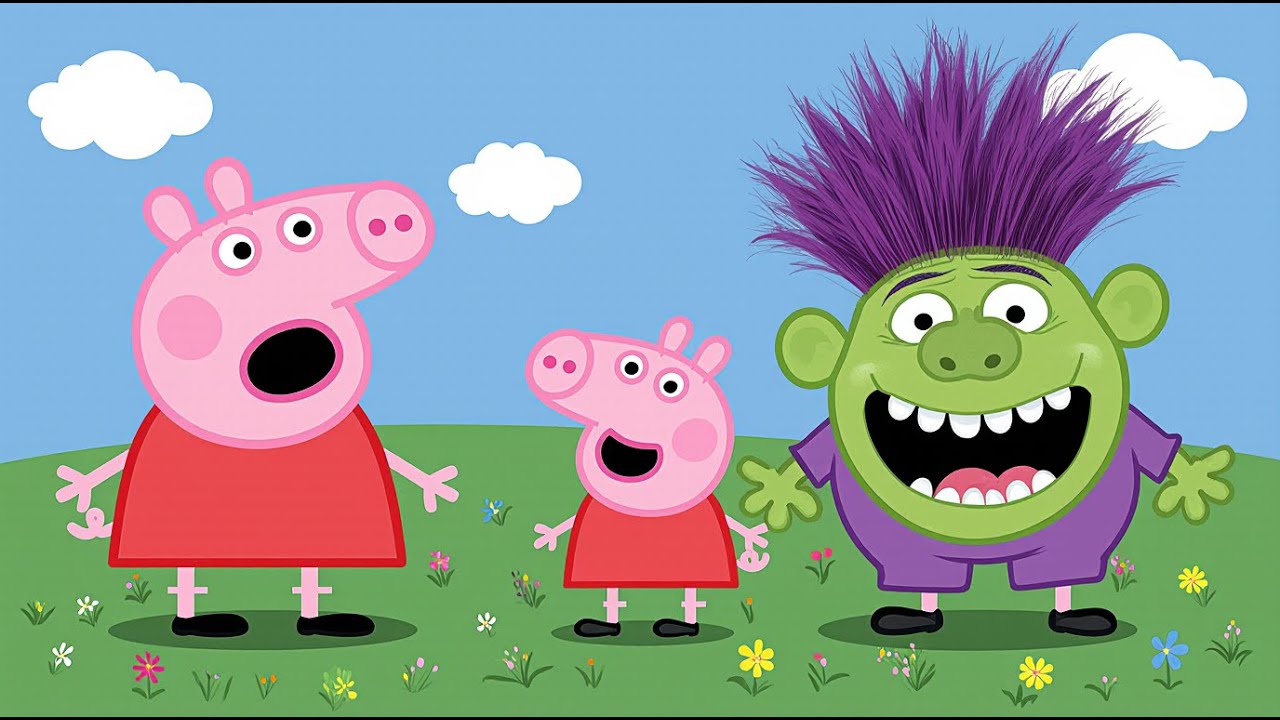 Peppa Pig Tales 2025 - Peppa Pig Meets a Crazy Troll?! 😂 Kids Animation ...