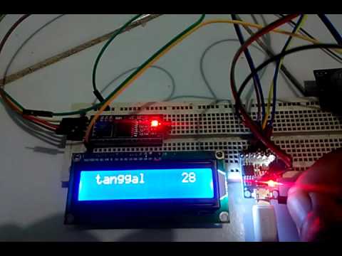 ATtiny85 digital clock 1button - YouTube