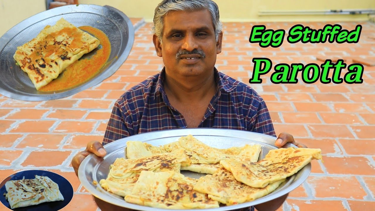 Muttai Lappa || Egg Stuffed Paratha || Parotta Recipe / Ceylon Parotta ...