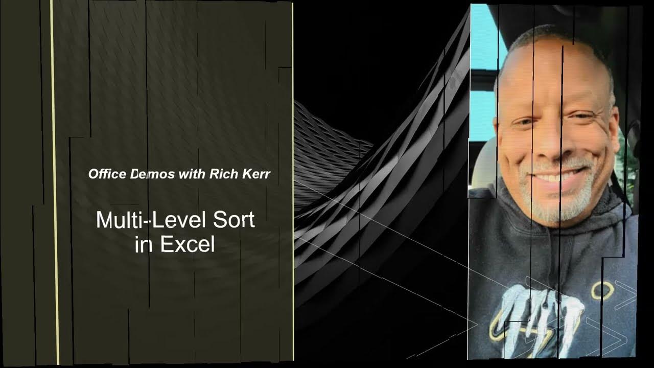 Multi Level Sort In Microsoft Excel Youtube