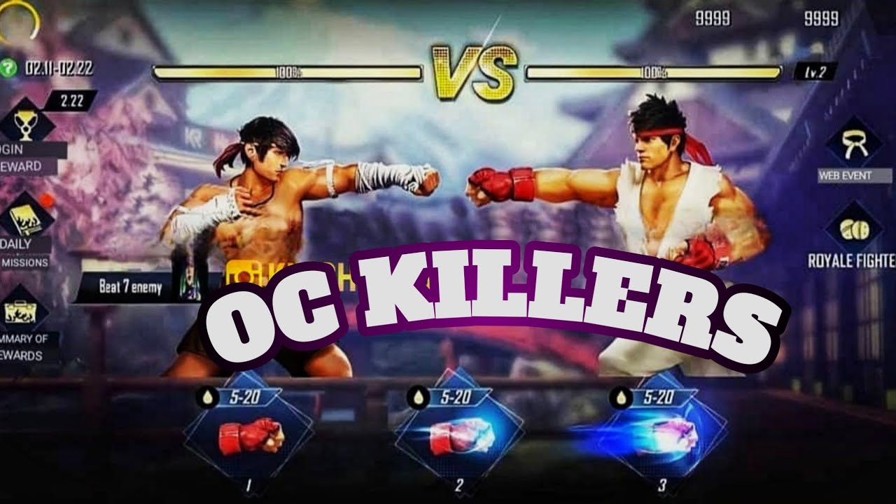Free Fire x Street Fighter V | Garena Free Fire NEW UPDATE IN FREE FIRE ...