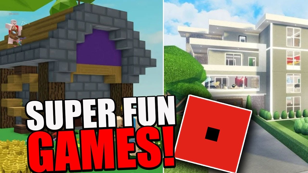 SUPER FUN Building Roblox Games You Can Play!! - YouTube