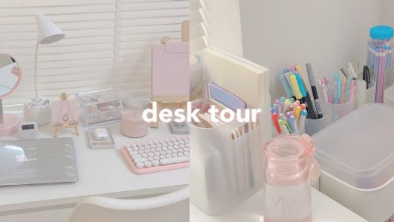 My study table tour - YouTube